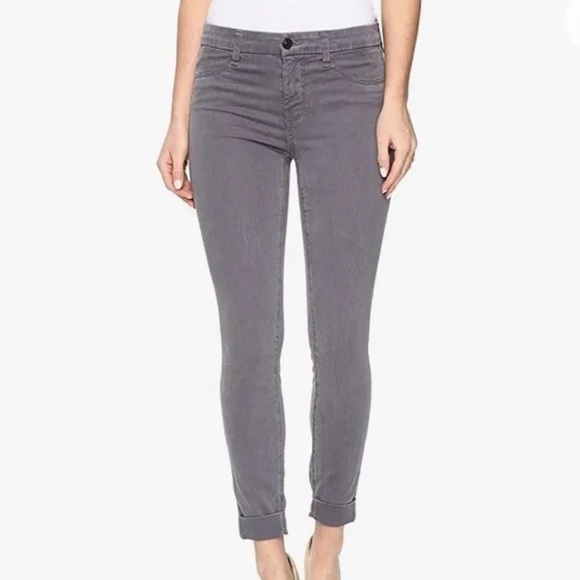 J Brand | Pants & Jumpsuits | J Brand Anja Cuffed Crop Pants In Storm ...